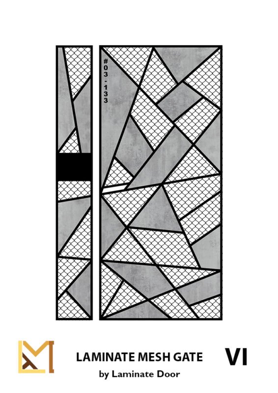 Laminate Mesh Gate 05 - Laminate Gate